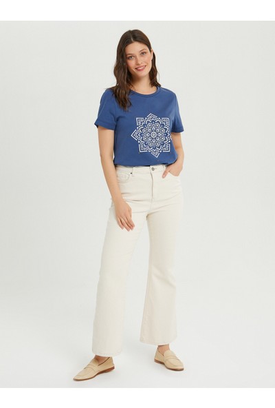 Faik Sönmez Flare Paça Jean Pantolon 64604 Faik Sönmez Flare Paça Jean Pantolon 64604