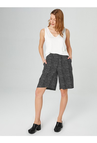 Faik Sönmez Puantiye Desenli Şort 64420
