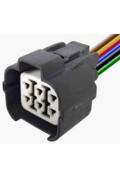 Fuhe Oto 6K030 6 Pin Oto Elektrik Tesisat Soketi Fuhe Oto 6K030 6 Pin Oto Elektrik Tesisat Soketi