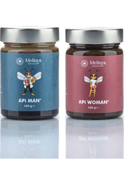 Melinya Api Man Erkeklere Özel L-Arginine ve Ginseng Katkılı Bitkisel ( Ballı Macun ) 420 gr + Melinya Api Woman Kadınlara Özel Ginseng ve Folik Asit Katkılı Bitkisel Karışım (Ballı Macun ) 420 gr Melinya Api Man Erkeklere Özel L-Arginine ve Ginseng Katkılı Bitkisel ( Ballı Macun ) 420 gr + Melinya Api Woman Kadınlara Özel Ginseng ve Folik Asit Katkılı Bitkisel Karışım (Ballı Macun ) 420 gr