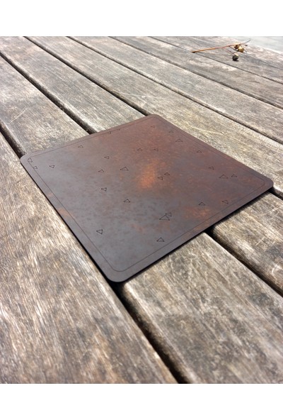 WHİTE ROSE A+ Kalite Deri Mousepad 20X20 cm