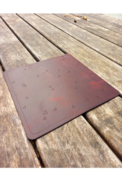 WHİTE ROSE A+ Kalite Deri Mousepad 20X20 cm