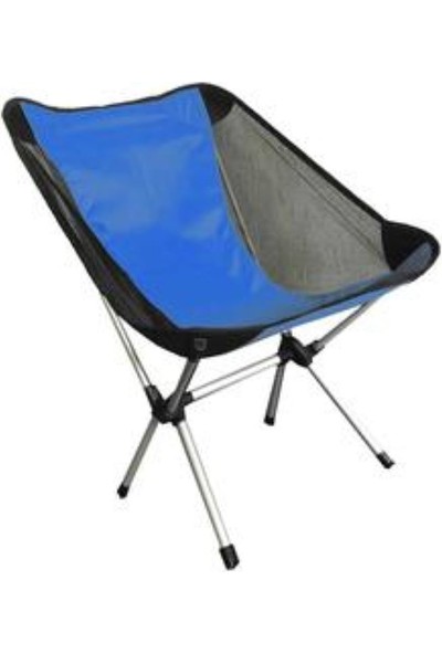Life For You Kamp Sandalyesi Alüminyum Teleskopik Mavi
