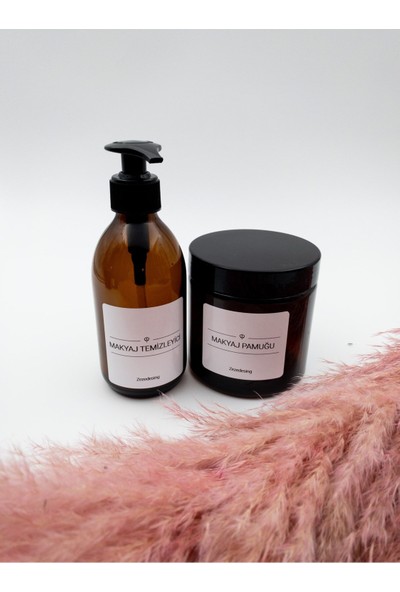 Zeze Desing Makyaj PamuğuPlastikVe Makyaj TemizleyiciCam