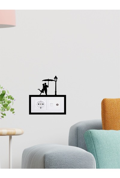 Eliz 2'li Sevgili Temalı Priz Çerçevesi