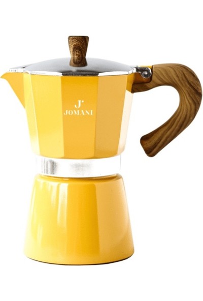 Jomani Moka Pot - 6 Cup - 300 ml Alüminyum