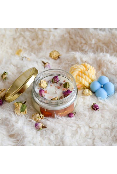 Trend Mum 3 Lü Set Vanilya Kokulu Ametist Doğal Taşlı Kavanoz Mum , Bubble Mum ve Örgü Yumak Soya Mum Trend Mum 3 Lü Set Vanilya Kokulu Ametist Doğal Taşlı Kavanoz Mum , Bubble Mum ve Örgü Yumak Soya Mum