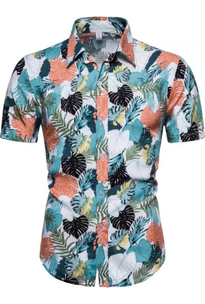 Gemdeck Erkekler İçin Hawaii Gömlekleri Kısa Kollu Regular Fit Erkek Çiçekli Gömlekler (Yurt Dışından) Gemdeck Erkekler İçin Hawaii Gömlekleri Kısa Kollu Regular Fit Erkek Çiçekli Gömlekler (Yurt Dışından)