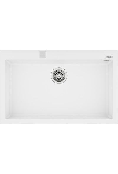 Teka FORSQUARE 72.40 TG ARTIC WHITE Ankastre Kumanda Sifonlu Granit Eviye Beyaz 72 cm 115230004 Teka FORSQUARE 72.40 TG ARTIC WHITE Ankastre Kumanda Sifonlu Granit Eviye Beyaz 72 cm 115230004