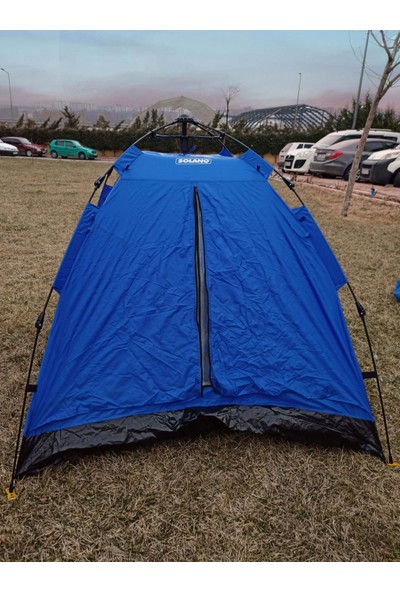 Nesafet 2 Kişilik Mavi Otomatik Kamp Çadırı Nesafet 2 Kişilik Mavi Otomatik Kamp Çadırı