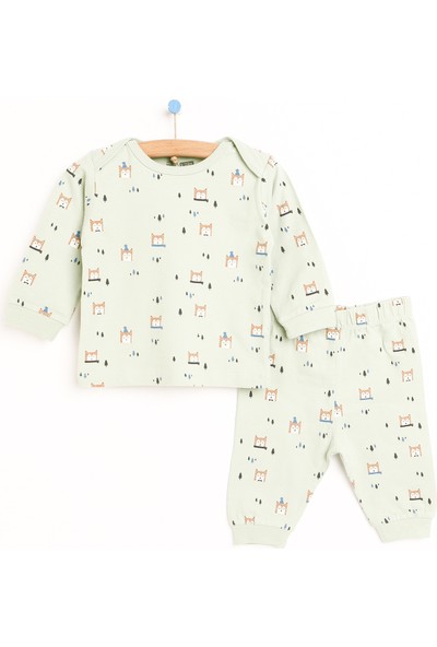 Hellobaby Basic Erkek Bebek Pijama Takımı