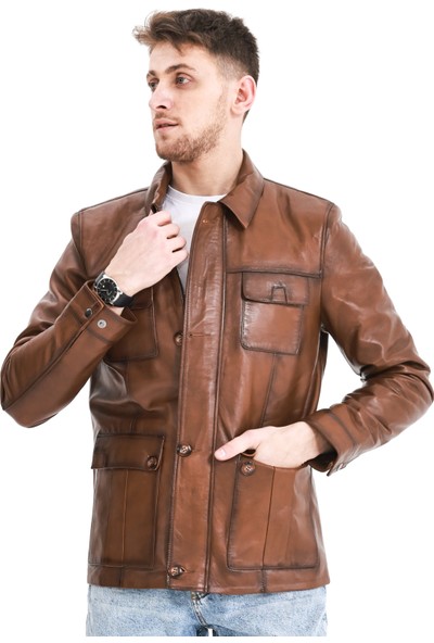 Derimosa Brandy Erkek Deri Mont Derimosa Brandy Erkek Deri Mont