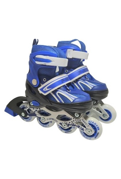 F Sport Ayarlanabilir Işıklı Paten ve Yedek Parçaları Çantalı F Sport Ayarlanabilir Işıklı Paten ve Yedek Parçaları Çantalı