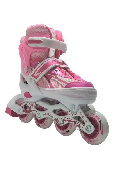 F Sport Ayarlanabilir Işıklı Paten ve Yedek Parçaları Çantalı