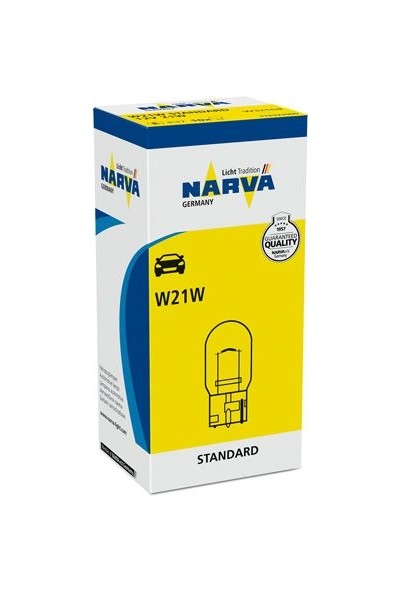Narva Ampul 12V 21W 93 Dipsiz W21W 10 Adet Narva Ampul 12V 21W 93 Dipsiz W21W 10 Adet