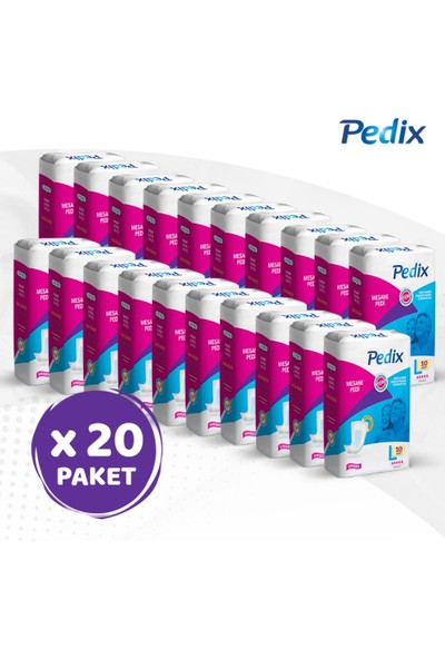 Pedix Mesane Pedi Büyük Boy Large (L) 10x20 200 Adet Pedix Mesane Pedi Büyük Boy Large (L) 10x20 200 Adet