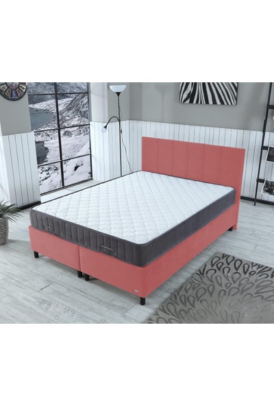 Ipek Mobilya Alto Set ( Baza + Başlık + Yatak ) Renk Pembe 90X190 Ipek Mobilya Alto Set ( Baza + Başlık + Yatak ) Renk Pembe 90X190