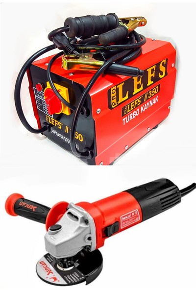 Pro Lefs 350 Kaynak Makinesi + 720 W Taşlama Makinası 2'li Set Pro Lefs 350 Kaynak Makinesi + 720 W Taşlama Makinası 2'li Set