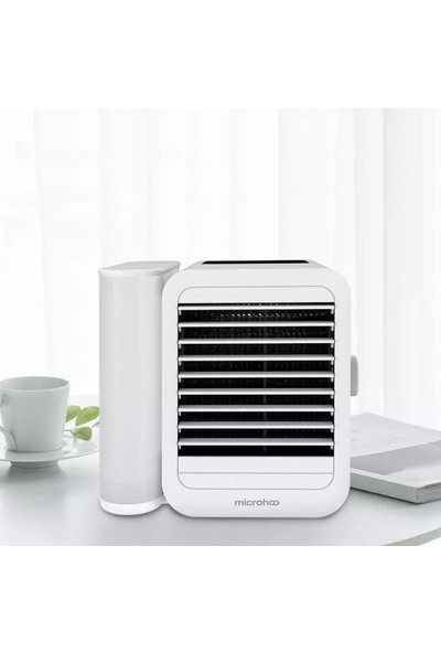 Microhoo 3 In 1 Mini Klima Su Soğutma Fanı Dokunmatik Ekran Zamanlama Artik Soğutucu Nemlendirici | Hayranları Microhoo 3 In 1 Mini Klima Su Soğutma Fanı Dokunmatik Ekran Zamanlama Artik Soğutucu Nemlendirici | Hayranları