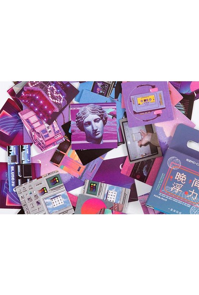 Charge Retro Dekoratif Çıkartma