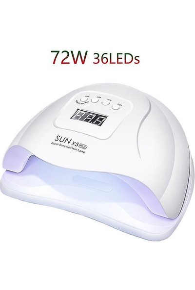 Uv LED Elektrikli Tırnak Kurutma Makinesi (Beyaz)