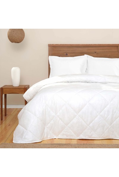 Karaca Home Ekotel Beyaz Tek Kişilik Yıkanabilir Yorgan 155X215 cm Karaca Home Ekotel Beyaz Tek Kişilik Yıkanabilir Yorgan 155X215 cm