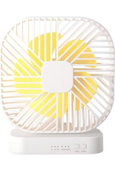 Manyetik USB Fan USB Veya Aa Akülü Masa Fanı 3 Hızlı Zamanlama Fonksiyonu ile | USB Gadgets