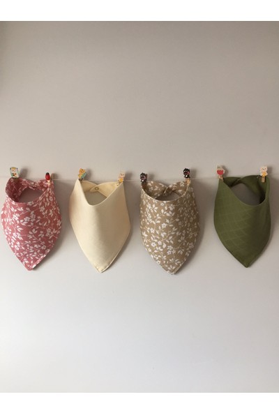 Oeko-Tex Sertifikalı %100 Organik Pamuk Çift Katlı Müslin Kumaş Iki Çıtçıtlı Bebek Salya Önlük & Fular (4 Adet) Oeko-Tex Sertifikalı %100 Organik Pamuk Çift Katlı Müslin Kumaş Iki Çıtçıtlı Bebek Salya Önlük & Fular (4 Adet)