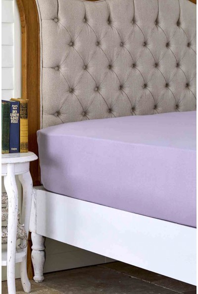 Karaca Home Lila %100 Pamuk Düz Çarşaf 160 cm x 240 cm