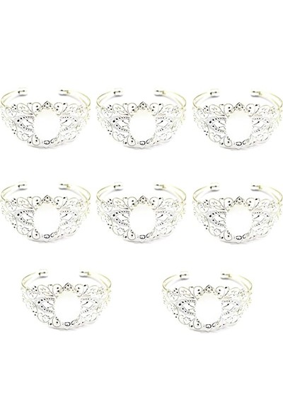 Charge Mıao Jın 8 Adet 25X18MM Oval Cabochon Telkari Charge Mıao Jın 8 Adet 25X18MM Oval Cabochon Telkari