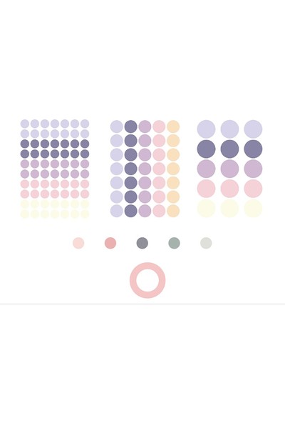 Charge Mr. Kağıt Renkli Yuvarlak Çıkartmaları