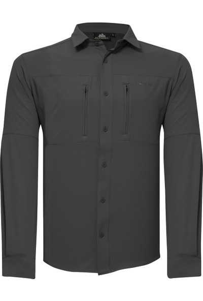 Alpinist Tegus Uzun Kollu Erkek Gömlek Antrasit Alpinist Tegus Uzun Kollu Erkek Gömlek Antrasit