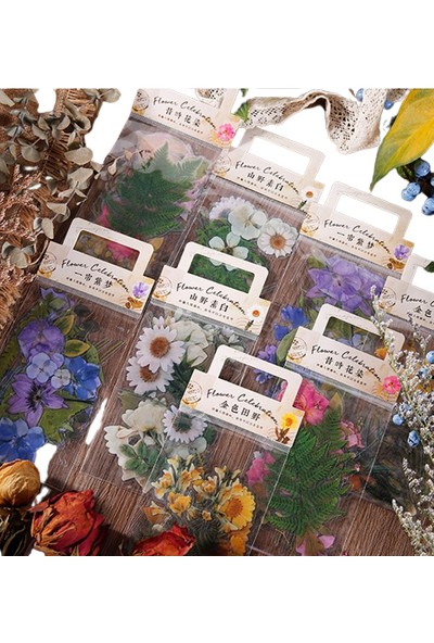 Kawaii Çiçek Çıkartmaları