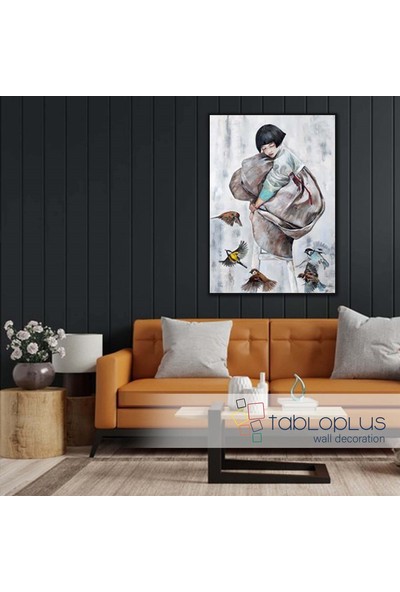 Tablo Plus The Mother Yağlı Boya Dokulu Tablo