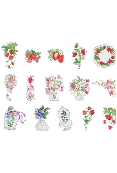 Charge Orman Çay Partisi Serisi Ins Tarzı Çıkartmalar Charge Orman Çay Partisi Serisi Ins Tarzı Çıkartmalar