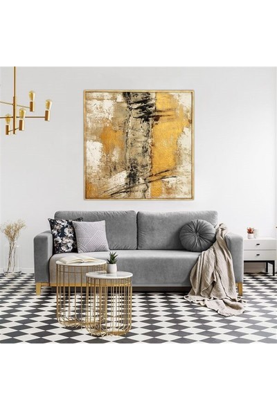 Tablo Plus Color Of Gold Yağlı Boya Dokulu Tablo Tablo Plus Color Of Gold Yağlı Boya Dokulu Tablo