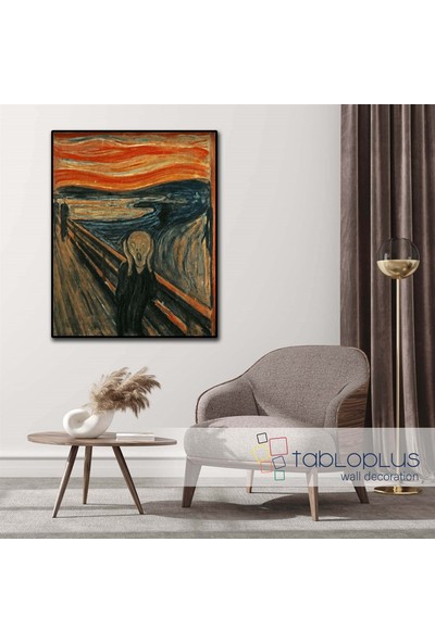 Tablo Plus Çığlık By Edvard Munch Yağlı Boya Dokulu Tablo Tablo Plus Çığlık By Edvard Munch Yağlı Boya Dokulu Tablo