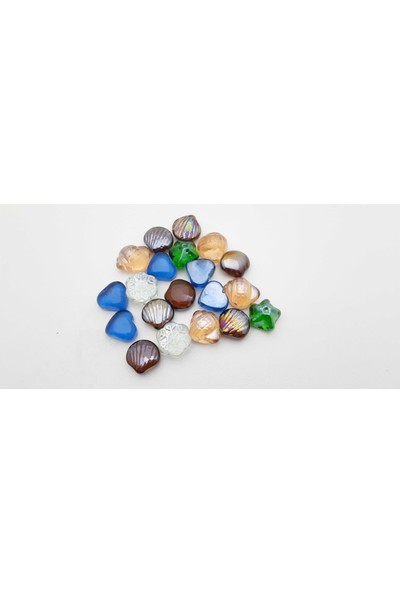 Be Beauty Dekoratif Karışık Renkte 20-30 mm Büyüklükte Cam Vazo Taşı 300 gr Be Beauty Dekoratif Karışık Renkte 20-30 mm Büyüklükte Cam Vazo Taşı 300 gr
