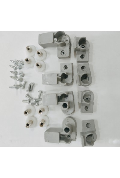 Diyar Duş 1 Sabit 2 kayar Plastik Cam Camlı Kabinlere Uyumlu Tekerlek Tam Takım Diyar Duş 1 Sabit 2 kayar Plastik Cam Camlı Kabinlere Uyumlu Tekerlek Tam Takım