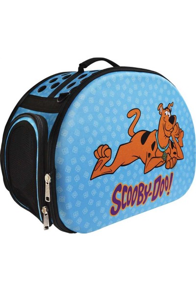 Petfan Kedi ve Köpek Taşıma Çantası 3D Eva Scooby Doo Mavi
