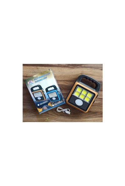 LED USB Girişli Şarj Edilebilir Taşınabilir Solar LED Lamba LED USB Girişli Şarj Edilebilir Taşınabilir Solar LED Lamba