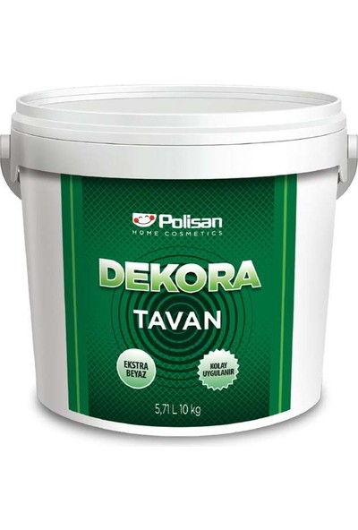 Polisan Dekora Tavanboyası 10KG Polisan Dekora Tavanboyası 10KG