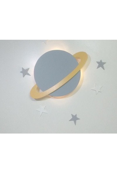 Dora Home Dekoratif Ahşap Gezegen Gece Lambası Ledli Dora Home Dekoratif Ahşap Gezegen Gece Lambası Ledli
