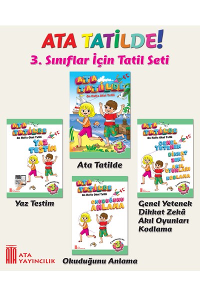 Ata Tatilde Tatilde Seti 3. Sınıf (4. Sınıfa Geçenler) Ata Tatilde Tatilde Seti 3. Sınıf (4. Sınıfa Geçenler)