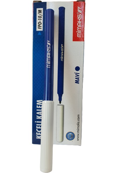 Mimaks Fiber Pen Ofis Tipi Keçeli Kalem 10'lu Paket Mimaks Fiber Pen Ofis Tipi Keçeli Kalem 10'lu Paket