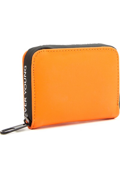Ecrou Forever Young Yazılı Cüzdan Turuncu