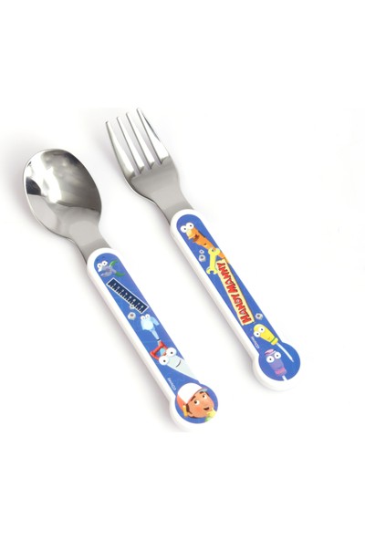Trudeau Disney Tamirci Manny Çocuk Çatal Kaşık Seti Trudeau Disney Tamirci Manny Çocuk Çatal Kaşık Seti