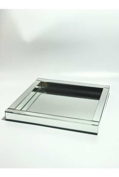 Shura Homeware Ayna Tepsi Dekoratif Tepsi Beyaz Ayna Shura Homeware Ayna Tepsi Dekoratif Tepsi Beyaz Ayna