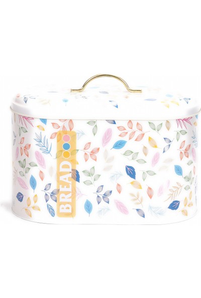Evle EK00242 Oval Ekmek Kutusu, 11 Lt., Leaf1