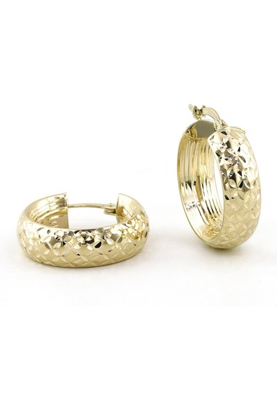 Altınkaynak 14 Ayar Halka Altın Küpe